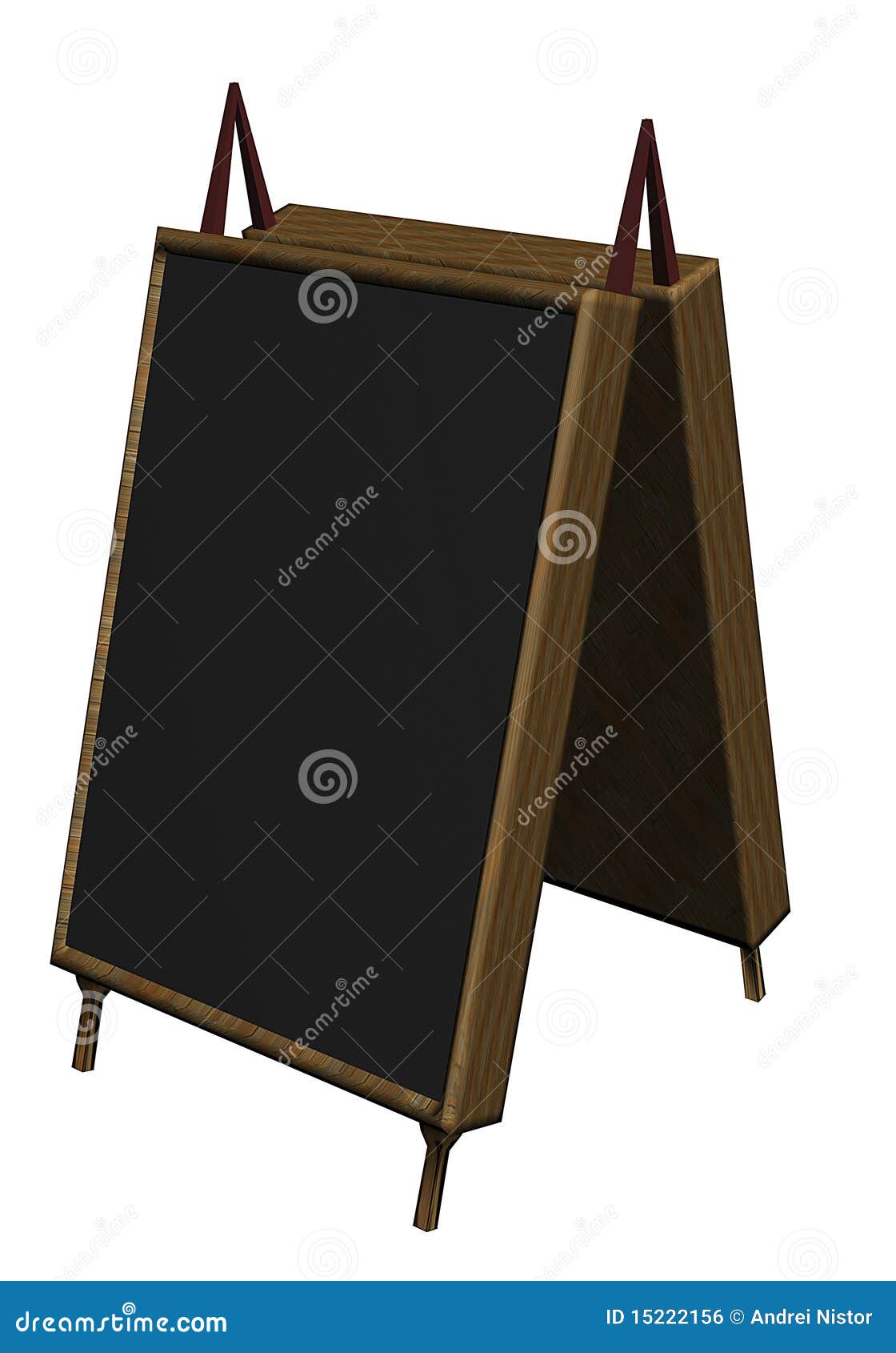 Promotion Board on the Street Stock Illustration - Illustration of ...
