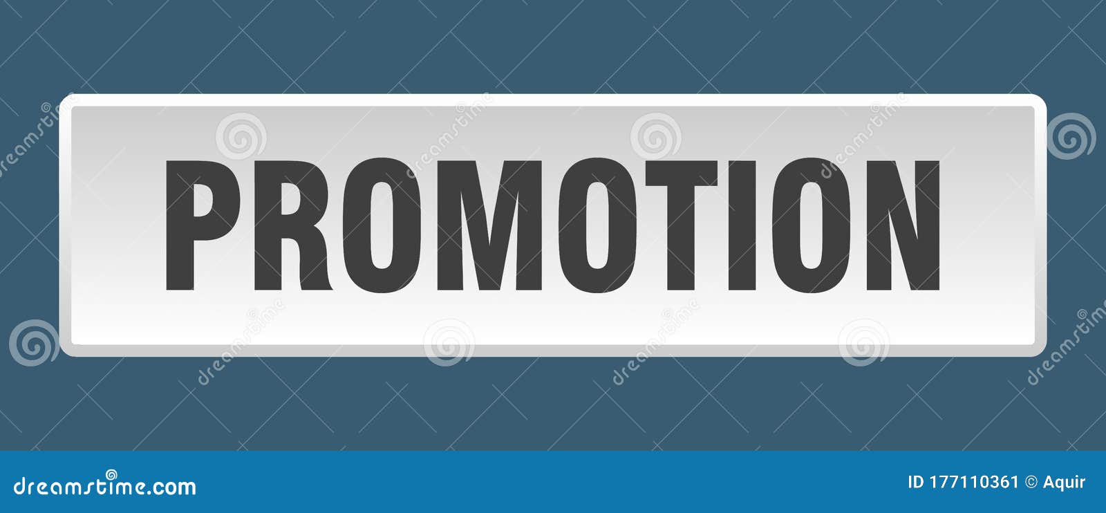 Promotion Button. Promotion Square Isolated Push Button Stock Vector ...