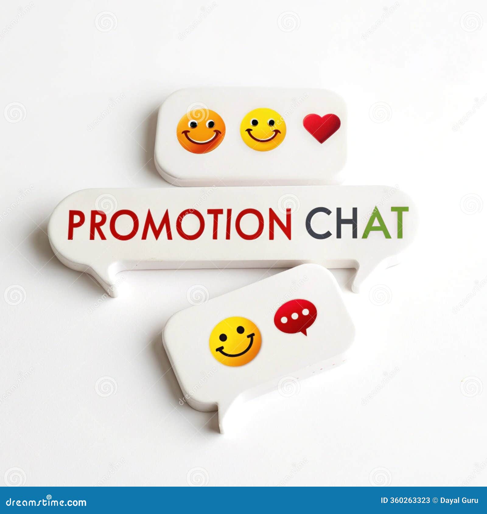 Promotion Chat Isolated on Transparent Background Stock Illustration ...