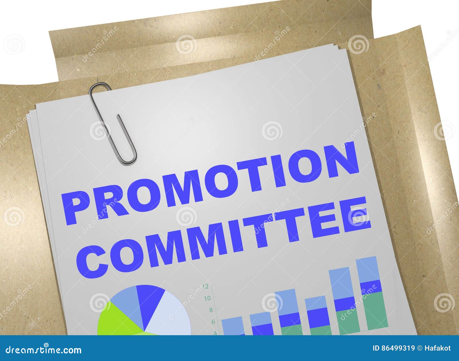 Promotion Committee Concept Stock Illustration - Illustration of desk ...