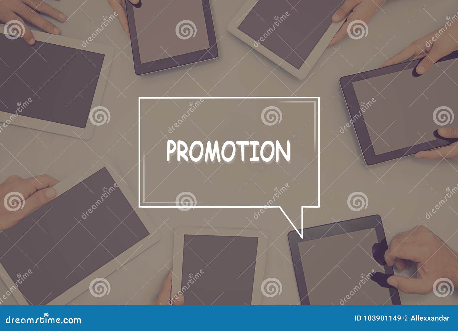 PROMOTION CONCEPT Business Concept. Stock Image - Image of marketing ...