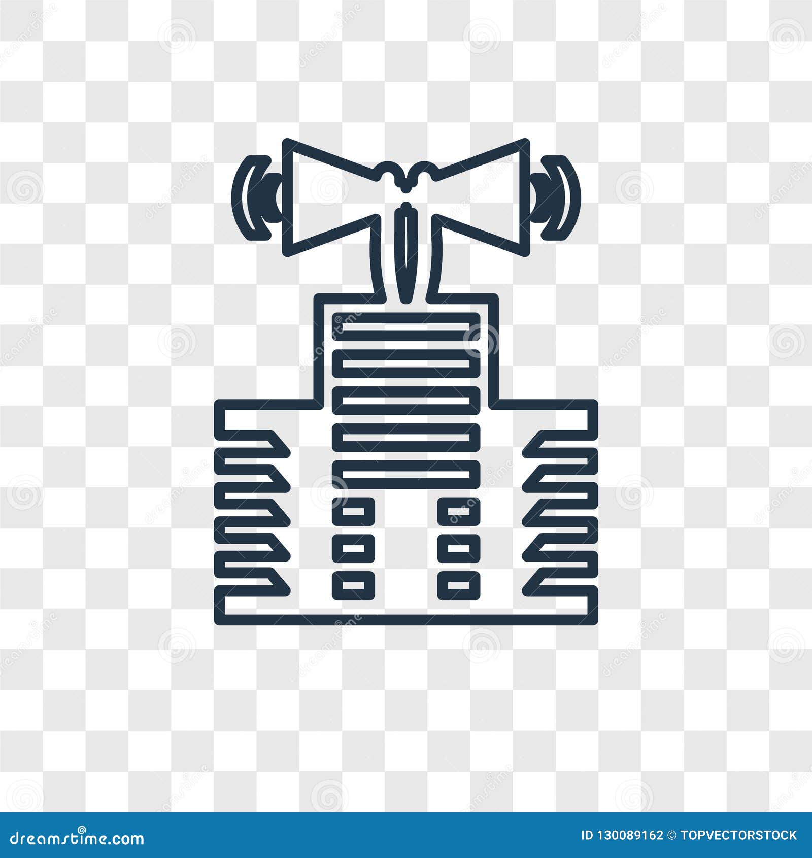 Promotion Concept Vector Linear Icon Isolated on Transparent Background ...