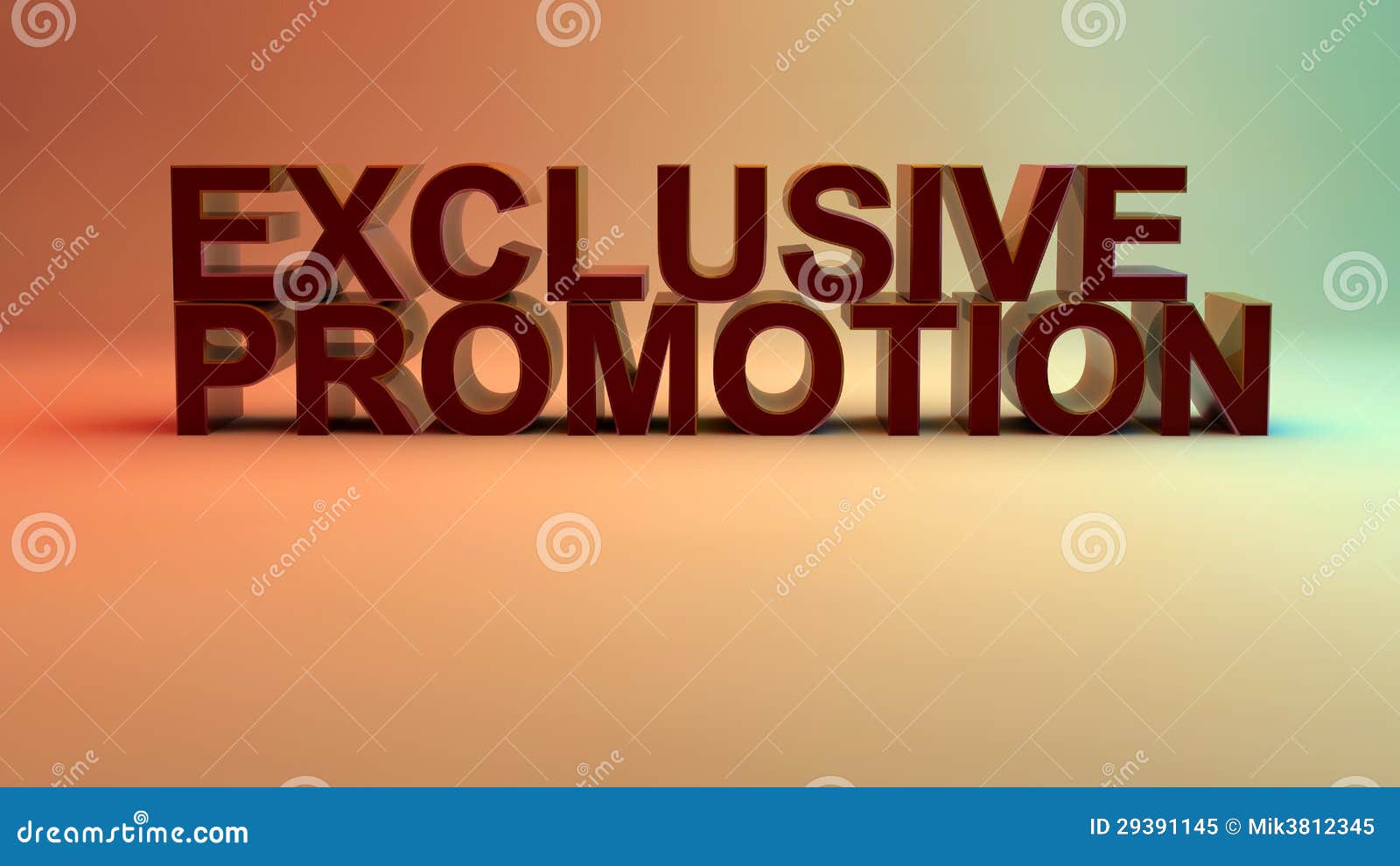 Promotion exclusive illustration stock. Illustration du fond - 29391145