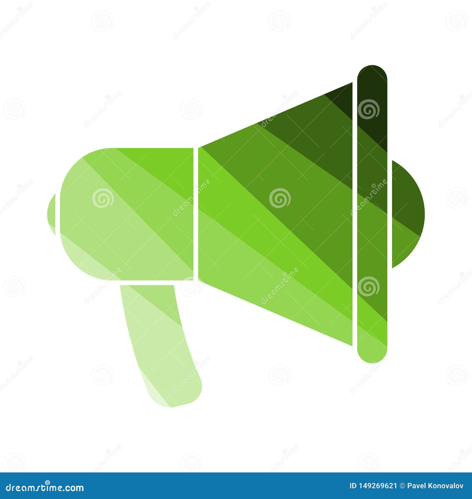 Promotion Megaphone Icon stock vector. Illustration of communication ...
