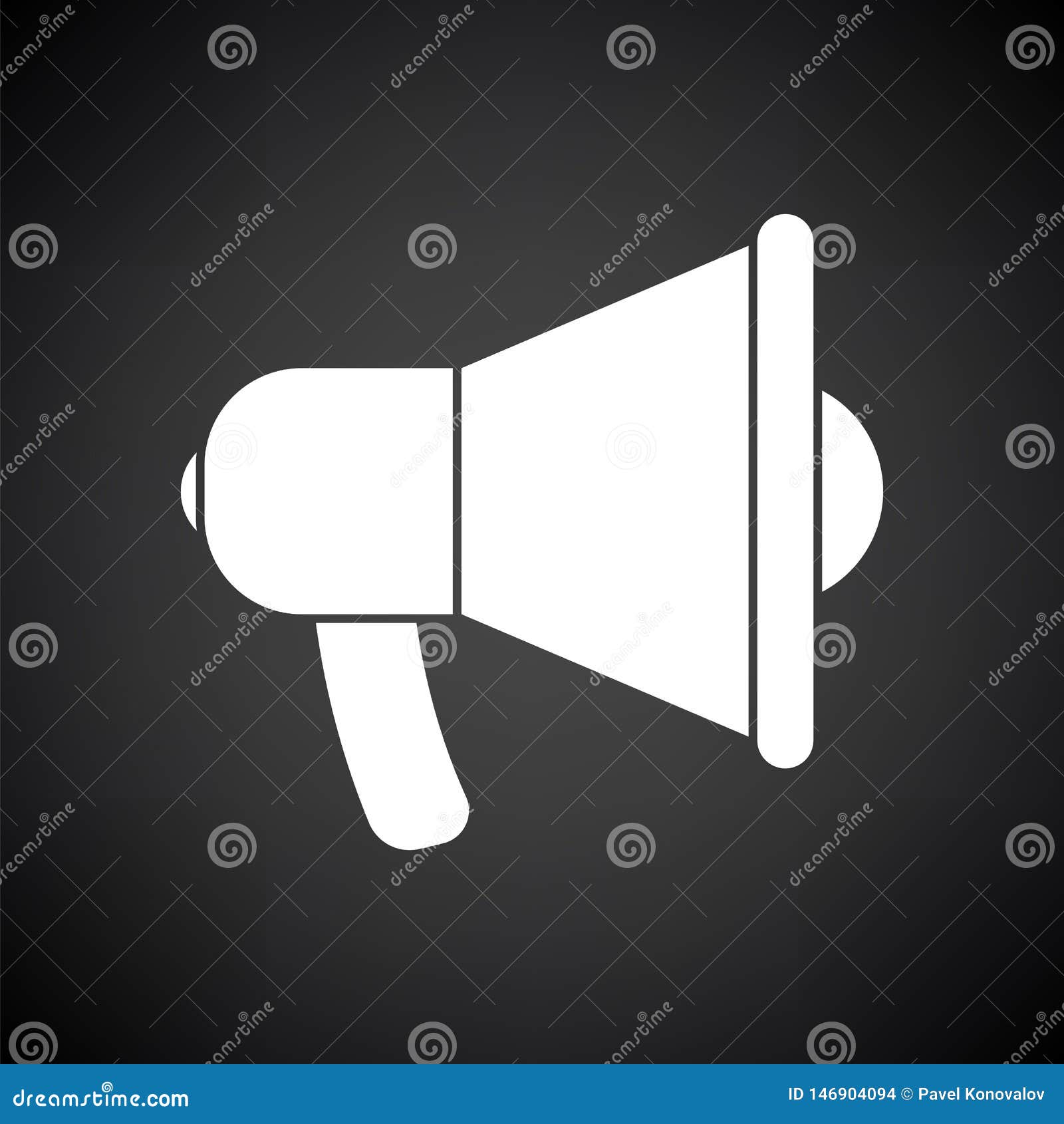 Promotion Megaphone Icon stock vector. Illustration of startup - 146904094 Promotion Megaphone Icon stock vector. Illustration of startup - 146904094