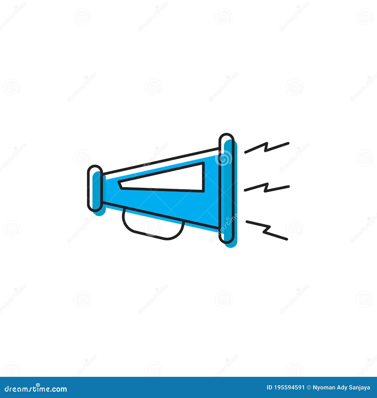 Promotion Symbol Vector Icon Concept, Isolated on White Background ...