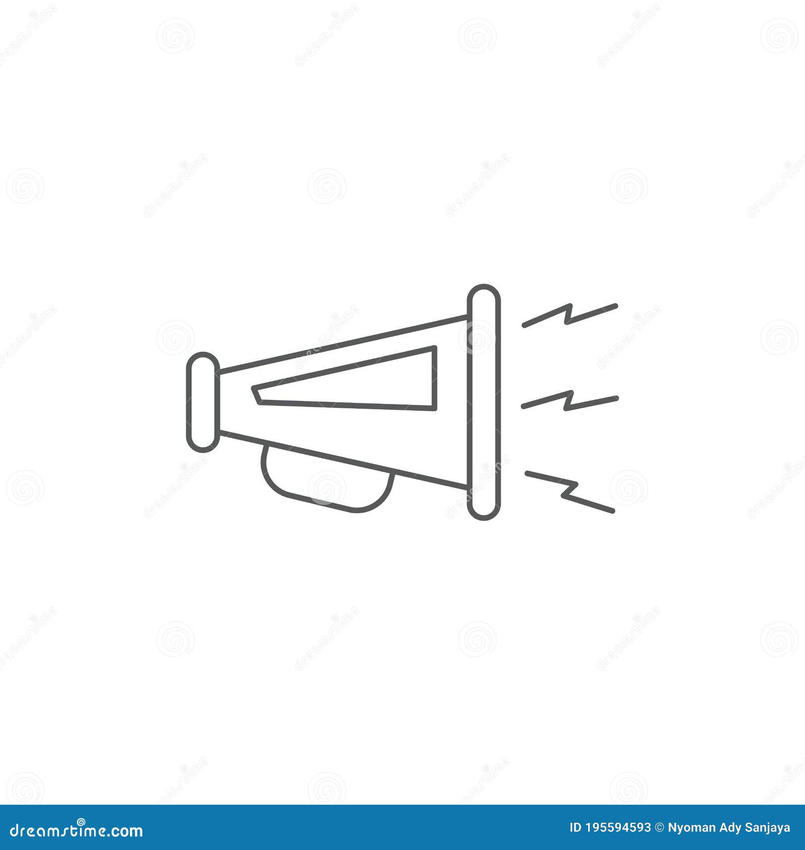 Promotion Symbol Vector Icon Concept, Isolated on White Background ...