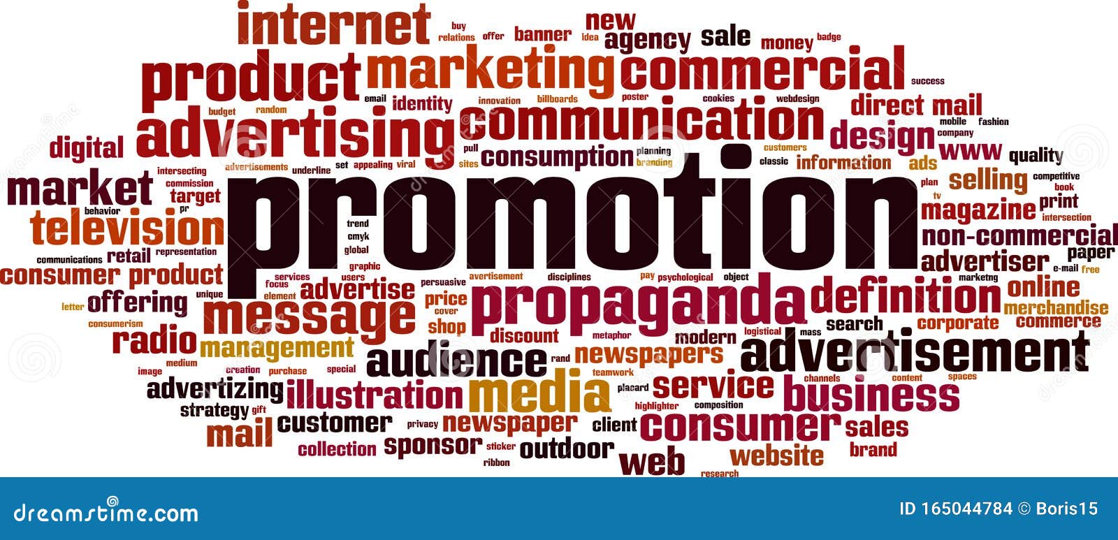 Promotion word cloud stock vector. Illustration of consumer - 165044784