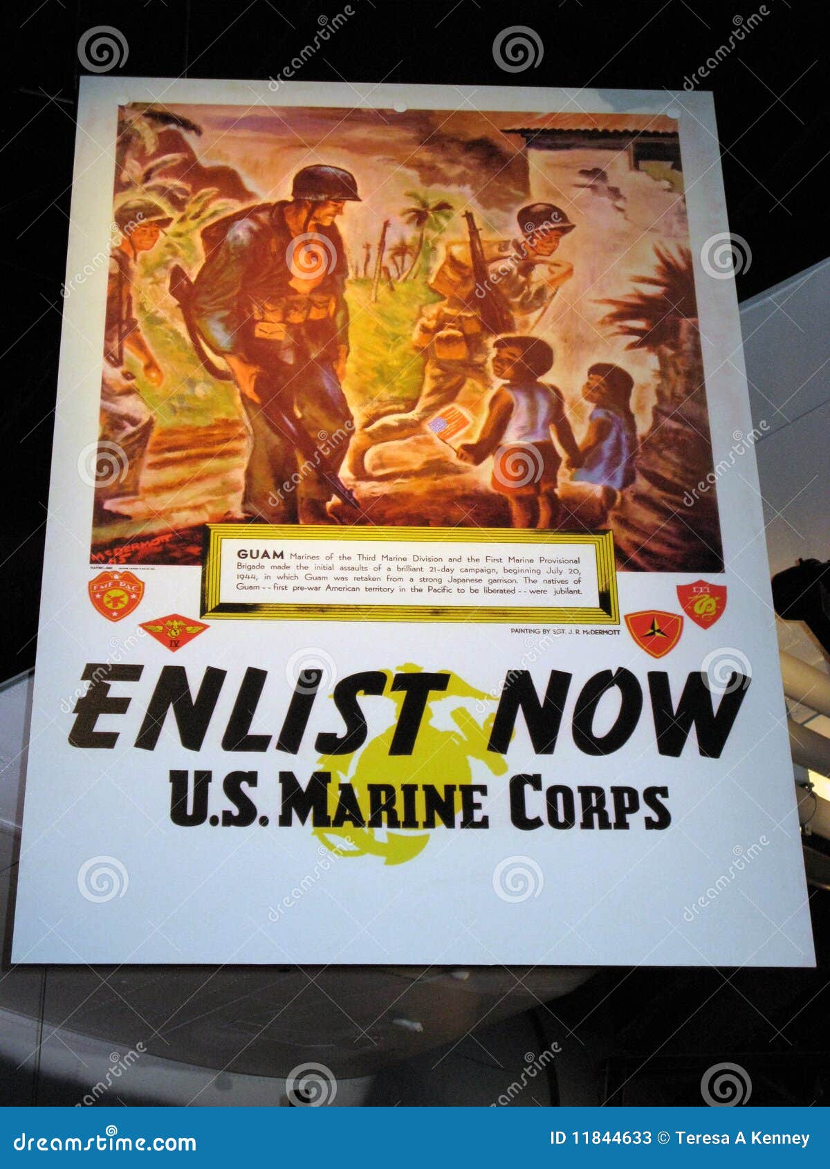 Promotional Poster, USMC Museum Editorial Stock Photo - Image of ...