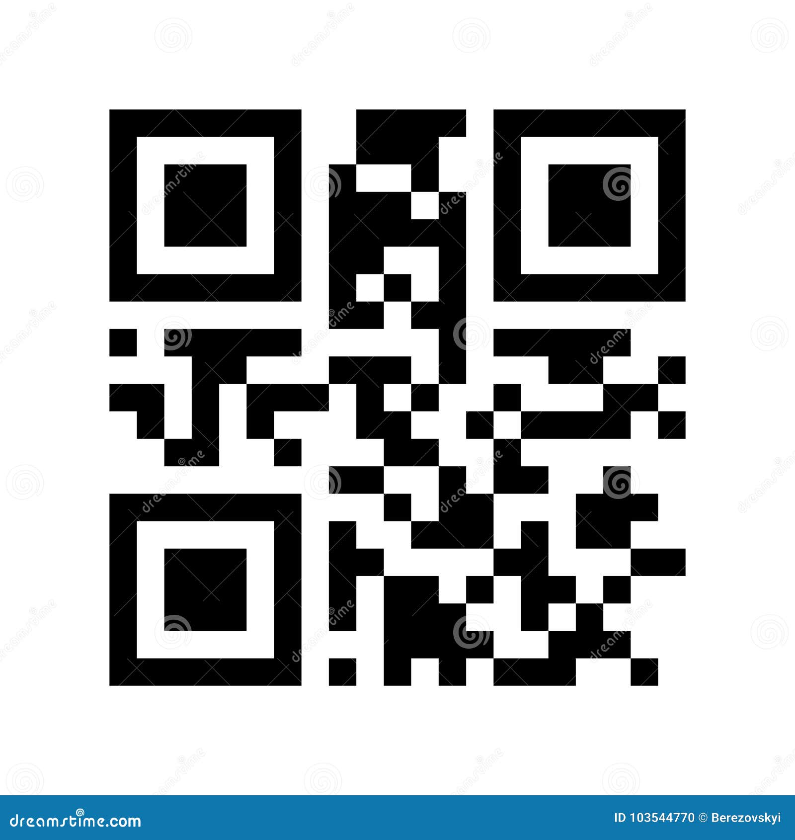 Red Qr Code On The Black Qr Codes Background Royalty-Free Cartoon ...