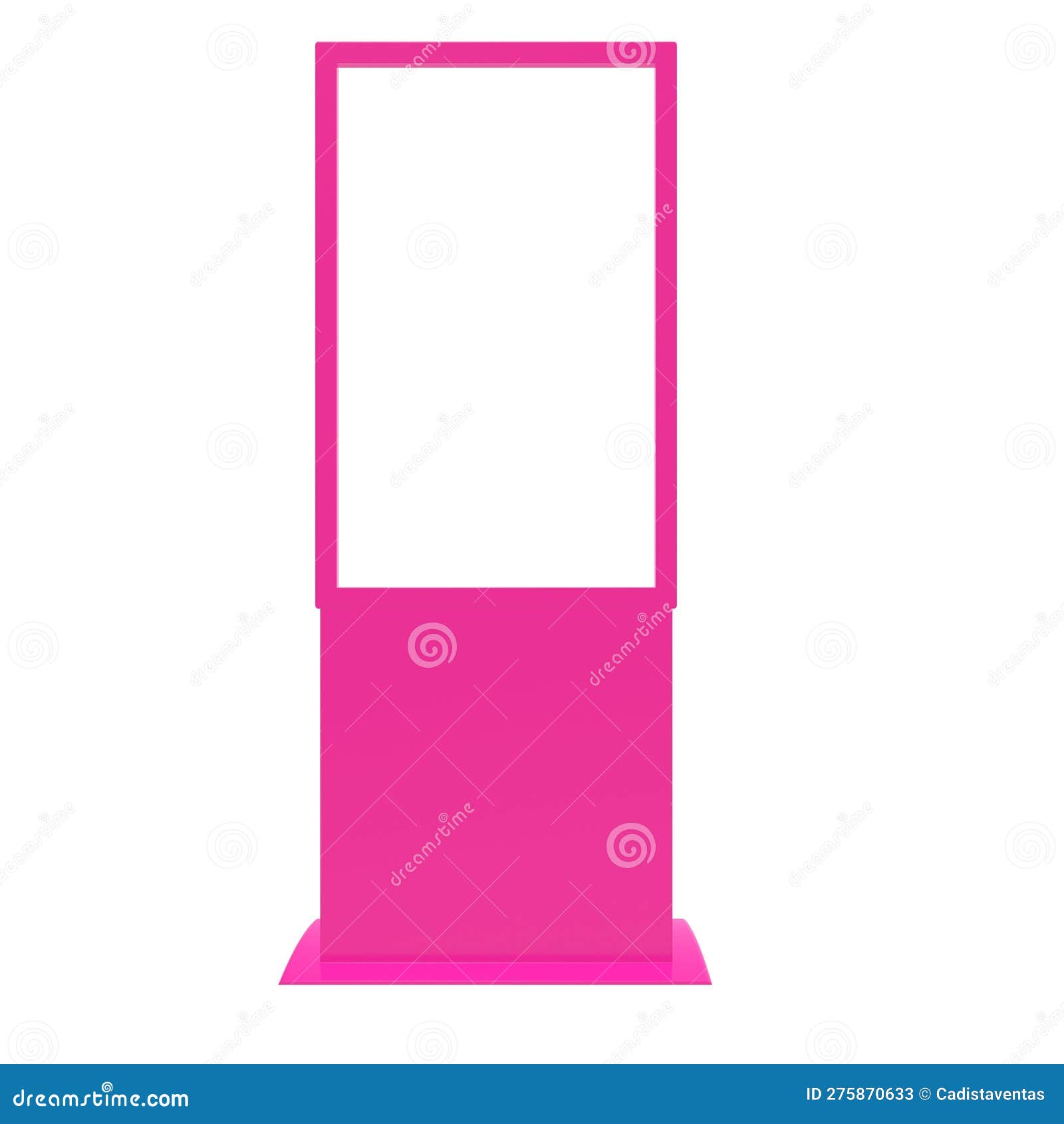 Promotional Screens in Virtual Backdrop Stock Illustration ...