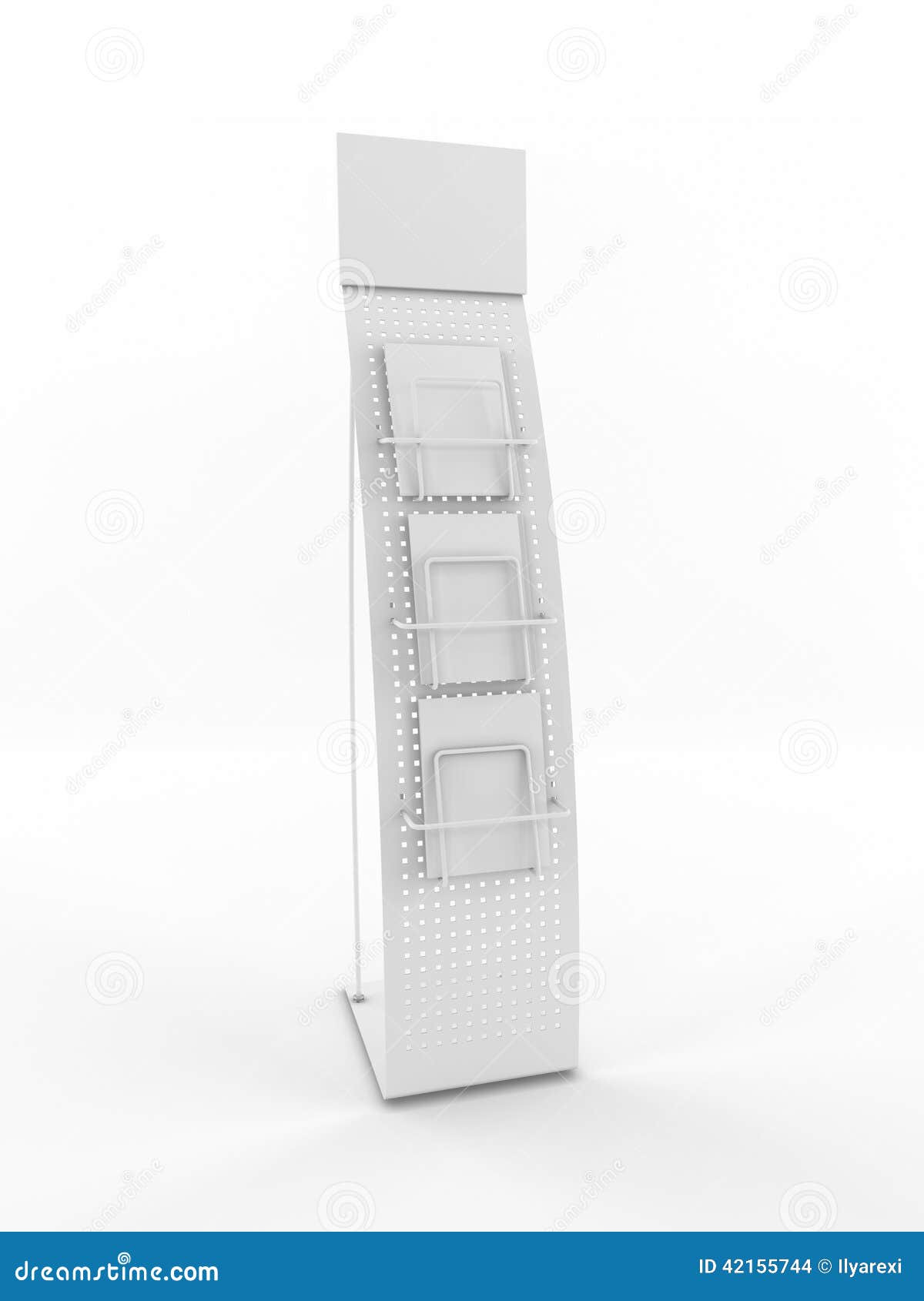 Promotional stand stock illustration. Illustration of paper - 42155744