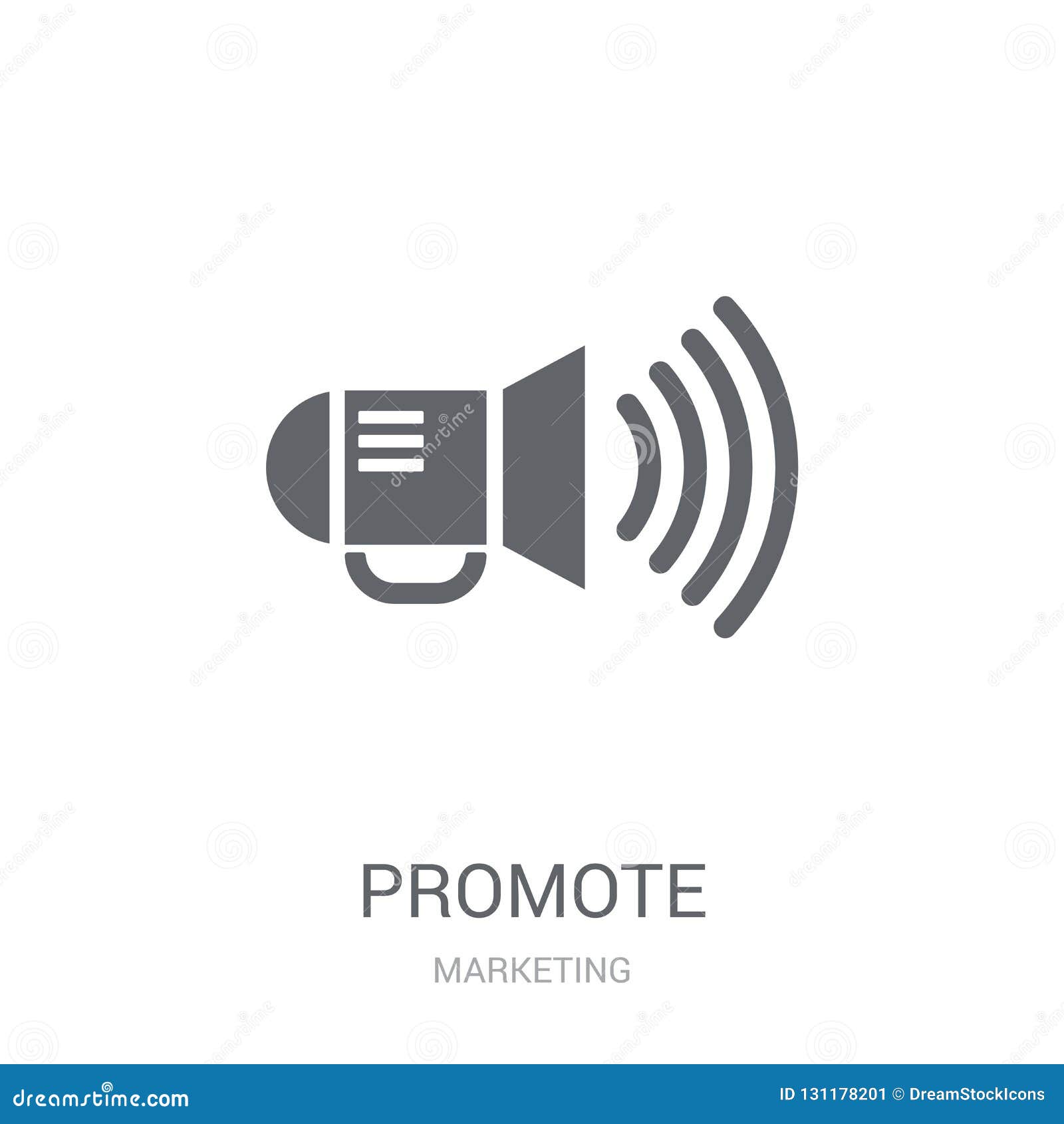 Promova o ícone ilustração do vetor. Ilustração de vetor - 131178201