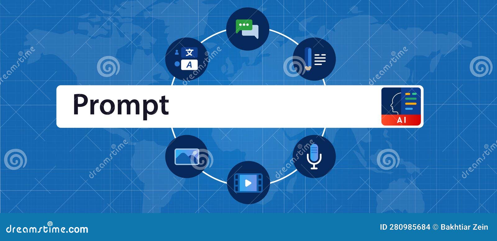 Prompt AI Artificial Intelligence Query Input Interaction with the ... Prompt AI Artificial Intelligence Query Input Interaction with the ...