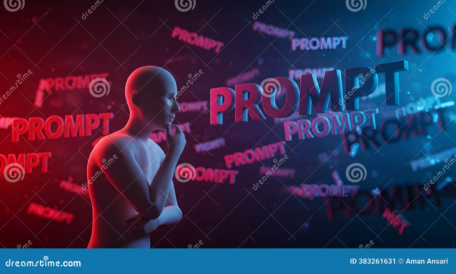 Prompt AI Artificial Intelligence People Query Input Interaction With The Language Model Cartoon ...