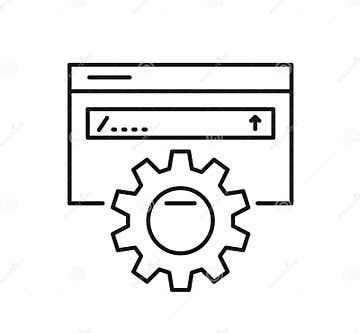 Prompt Engineering. Line Vector Icon. Symbol of Human-AI Communication ...
