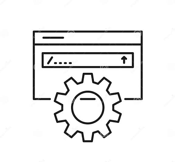 Prompt Engineering. Line Vector Icon. Symbol of Human-AI Communication ...