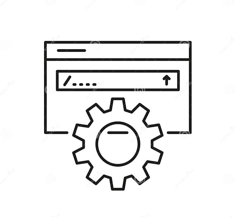 Prompt Engineering. Line Vector Icon. Symbol of Human-AI Communication ...