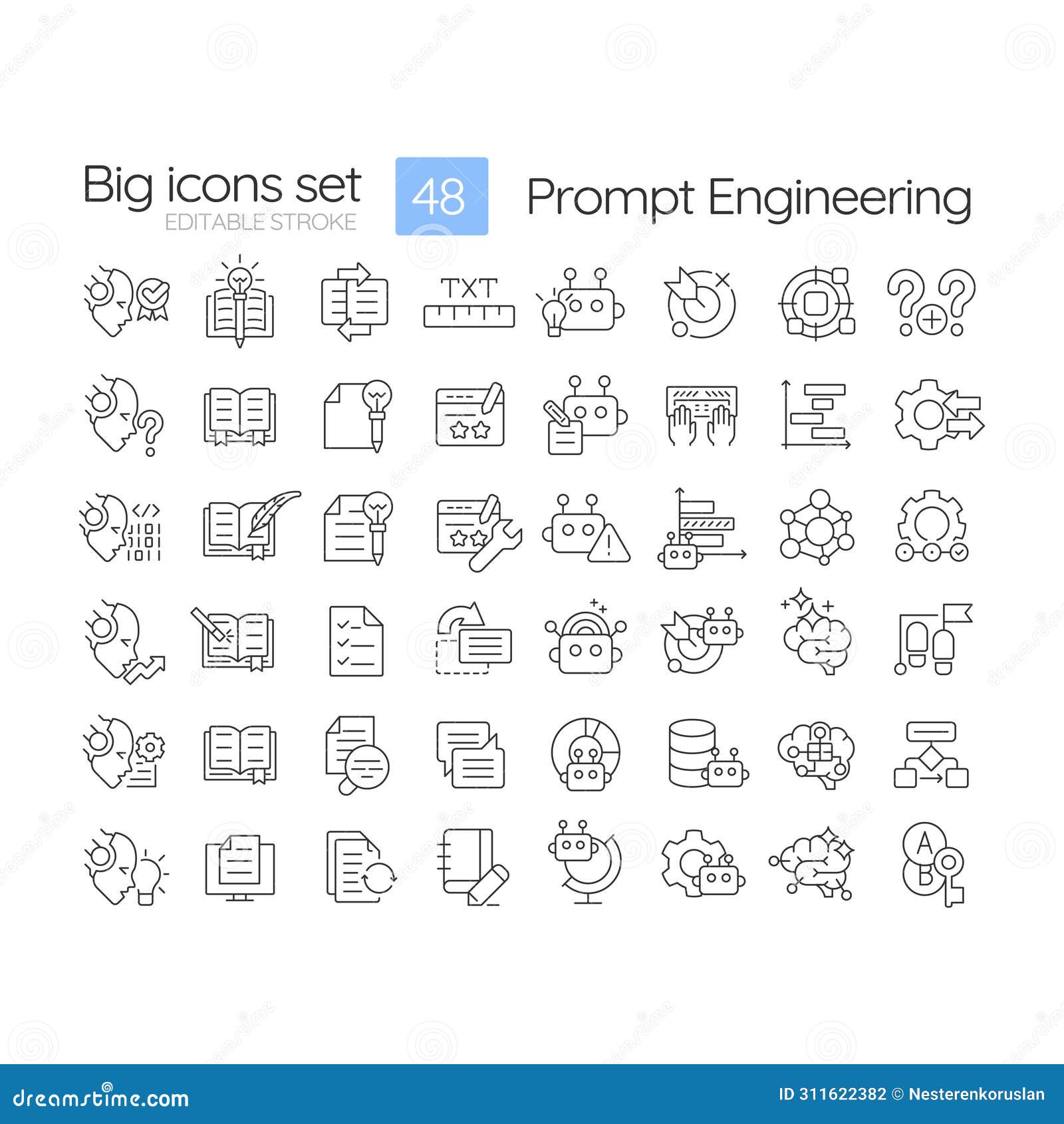 Prompt Box Linear Icon. Modern Outline Prompt Box Logo Concept O ...