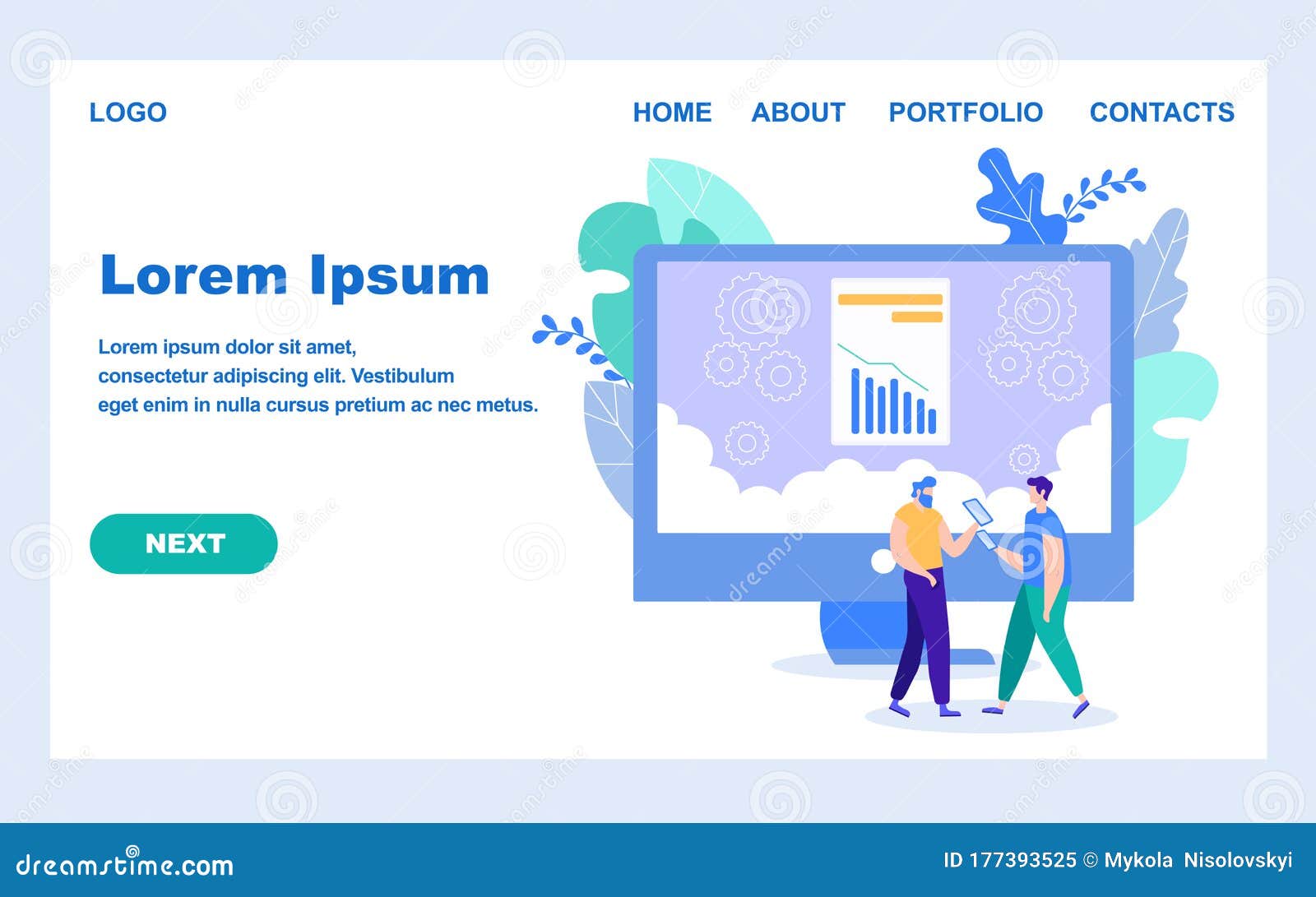 Prompt Flyer Configuring Mobile App Configuration Stock Vector ...