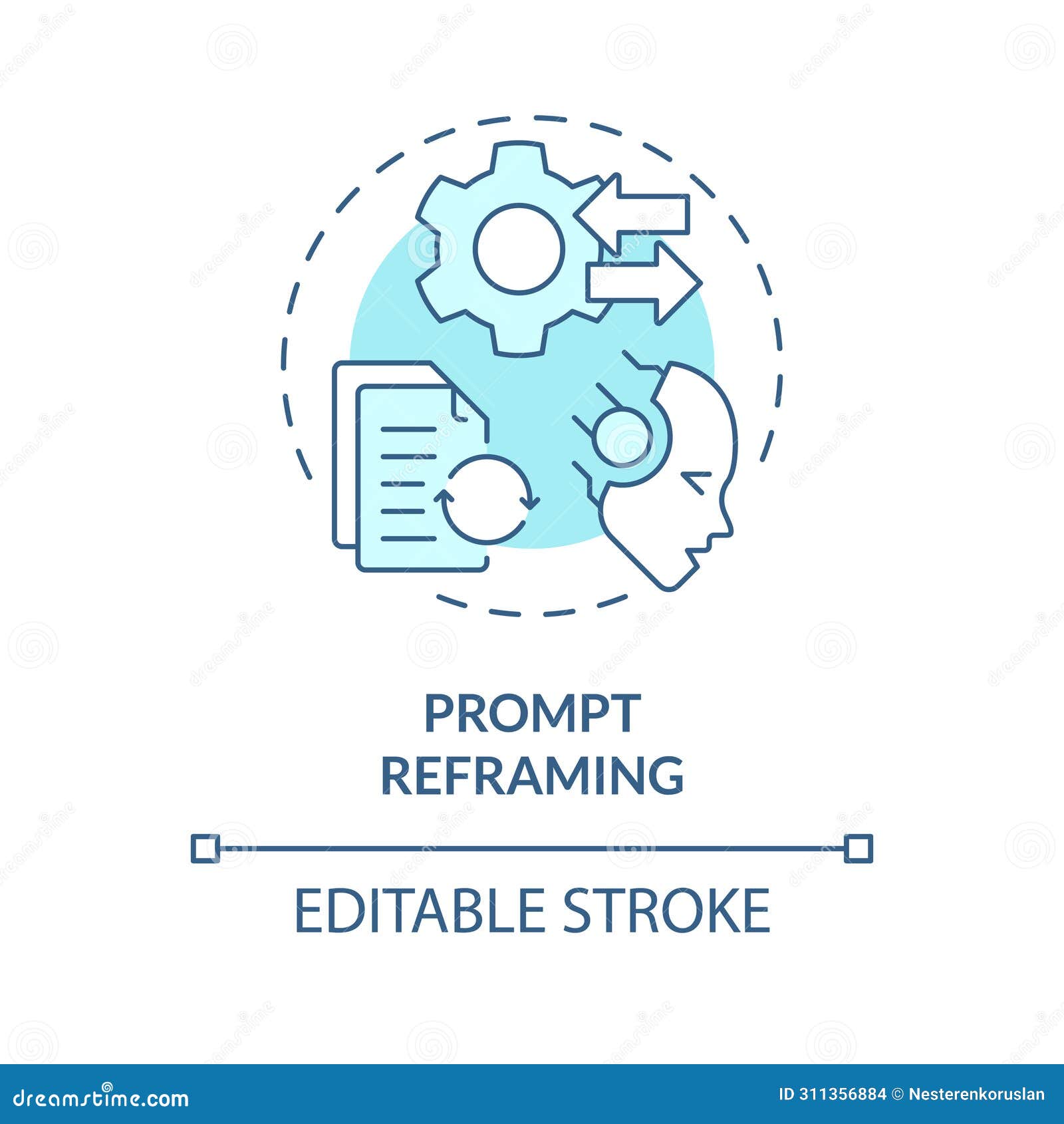 Prompt Box Icon. Trendy Flat Vector Prompt Box Icon On White Background ...