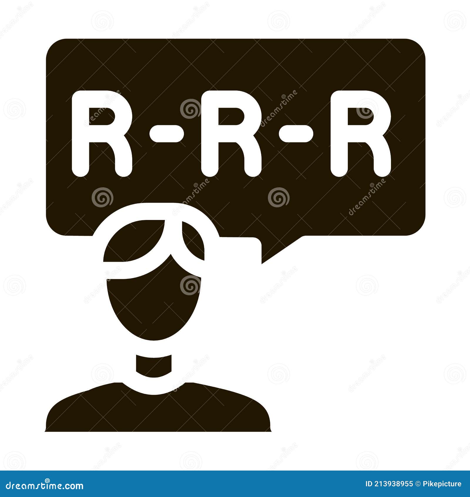 Pronunciation Icon Vector Glyph Illustration Stock Vector ...