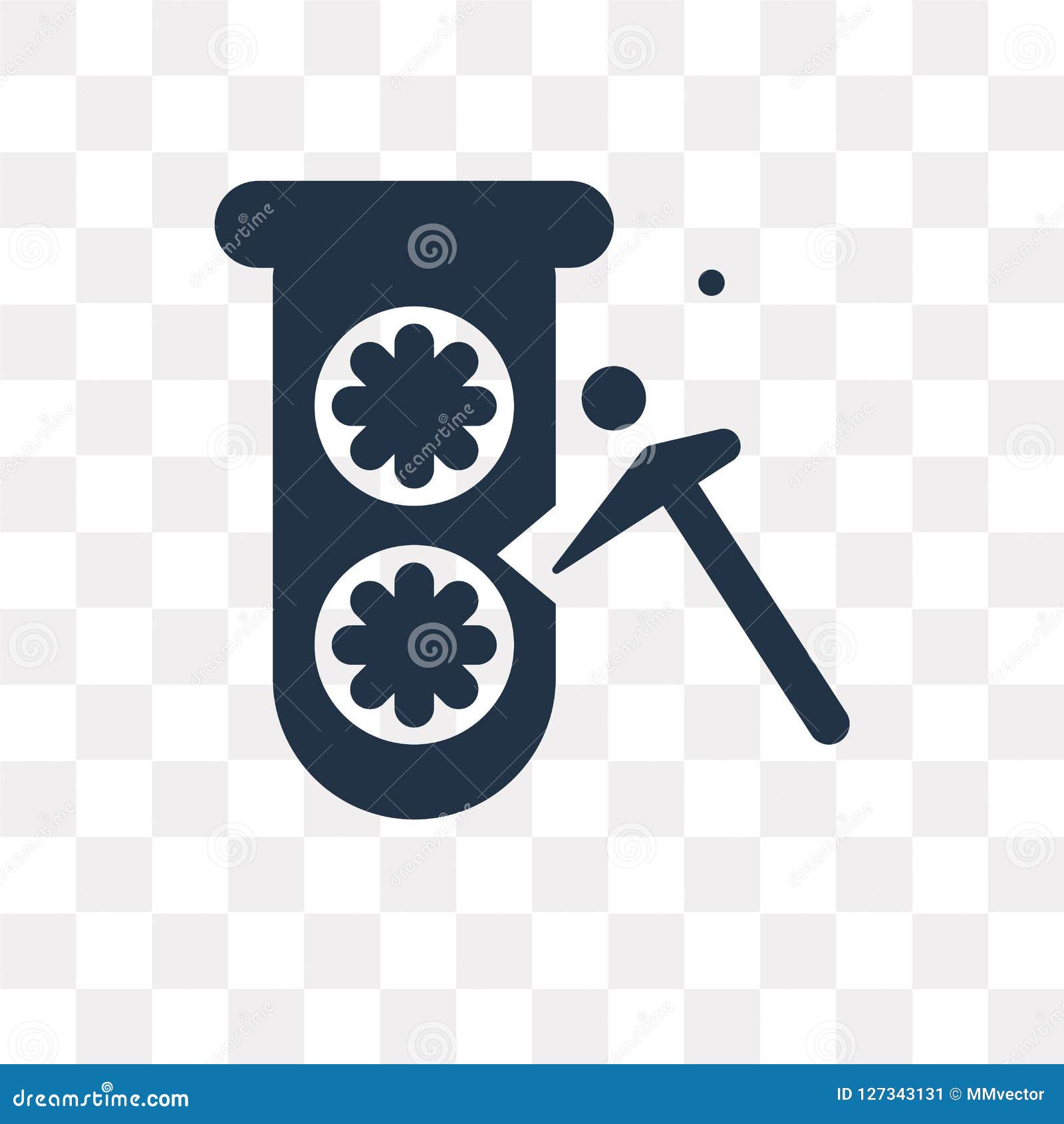 Proof Of Capacity Vector Icon Isolated On Transparent Background ...