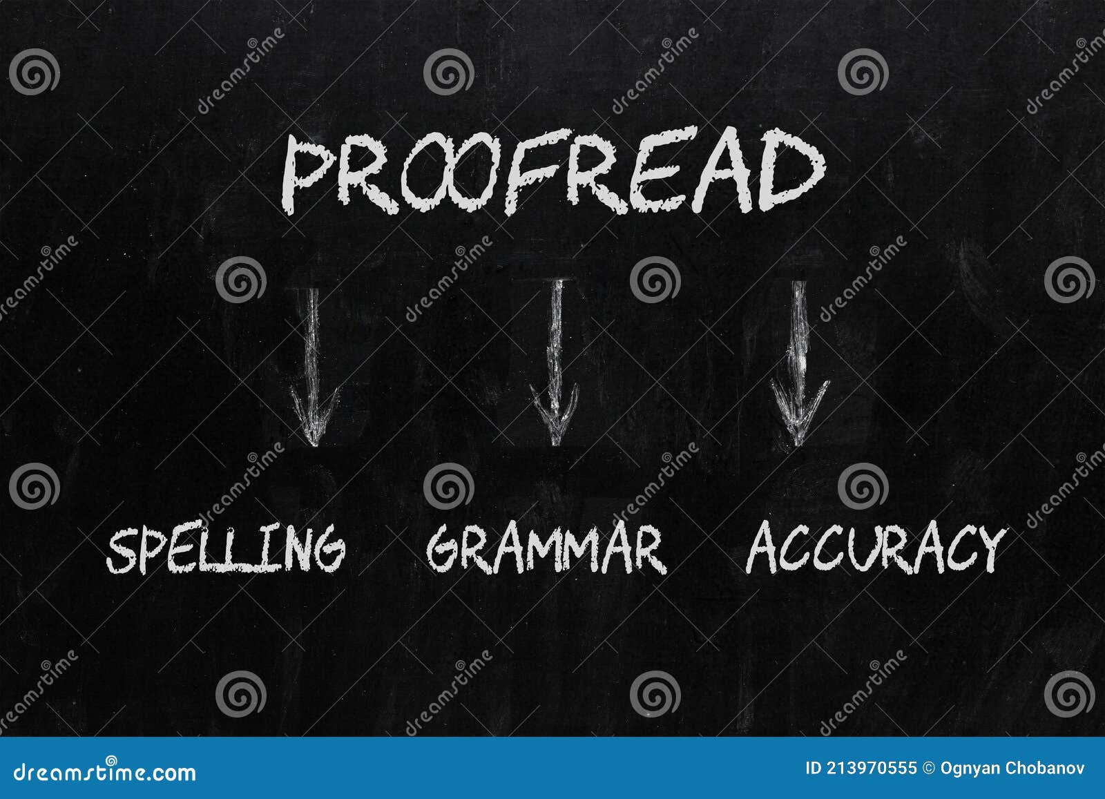 Proofread Spelling Grammar Accuracy Stock Illustration - Illustration ...