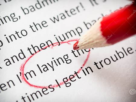 Proofreading essay errors stock image. Image of spelled - 35291493