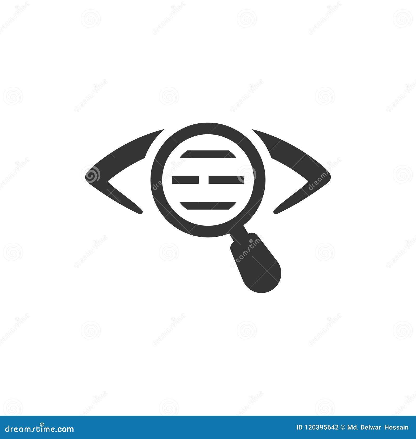 Proofreading Icon stock vector. Illustration of symbol - 120395642