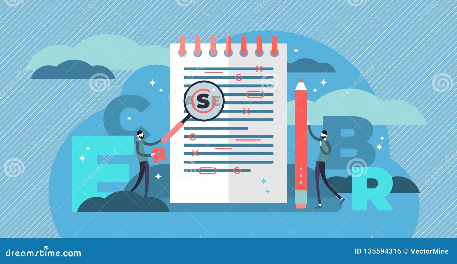 Proofreading Cartoons, Illustrations & Vector Stock Images - 1096 ...