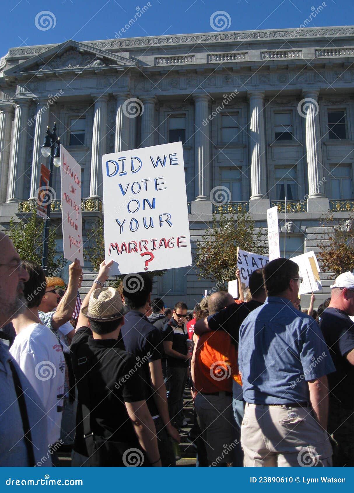 Prop 8 Protest editorial image. Image of california, civil - 23890610