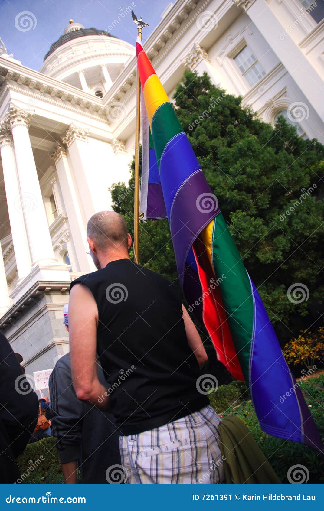 Prop 8 Protest editorial photo. Image of capitol, demonstration - 7261391