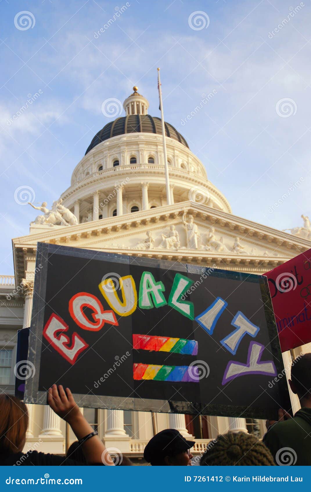 Prop 8 Protest editorial photography. Image of protest - 7261412