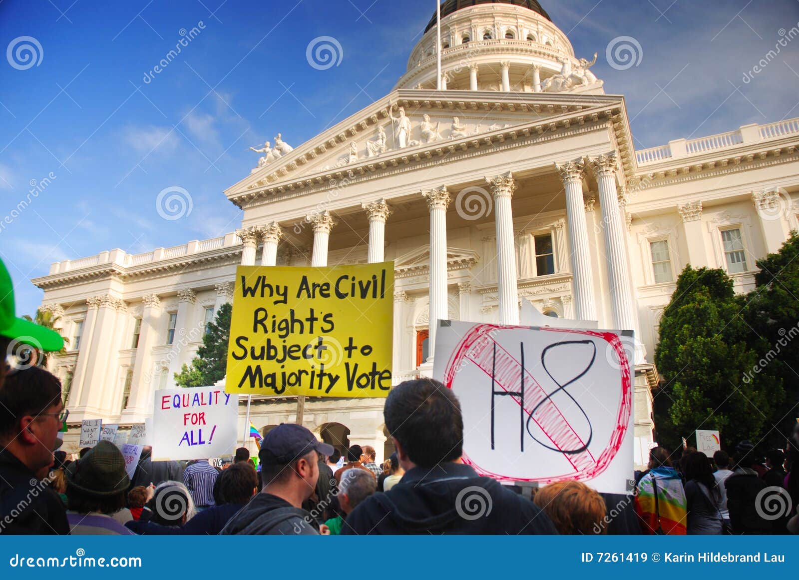 Prop 8 Protest editorial stock image. Image of political - 7261419