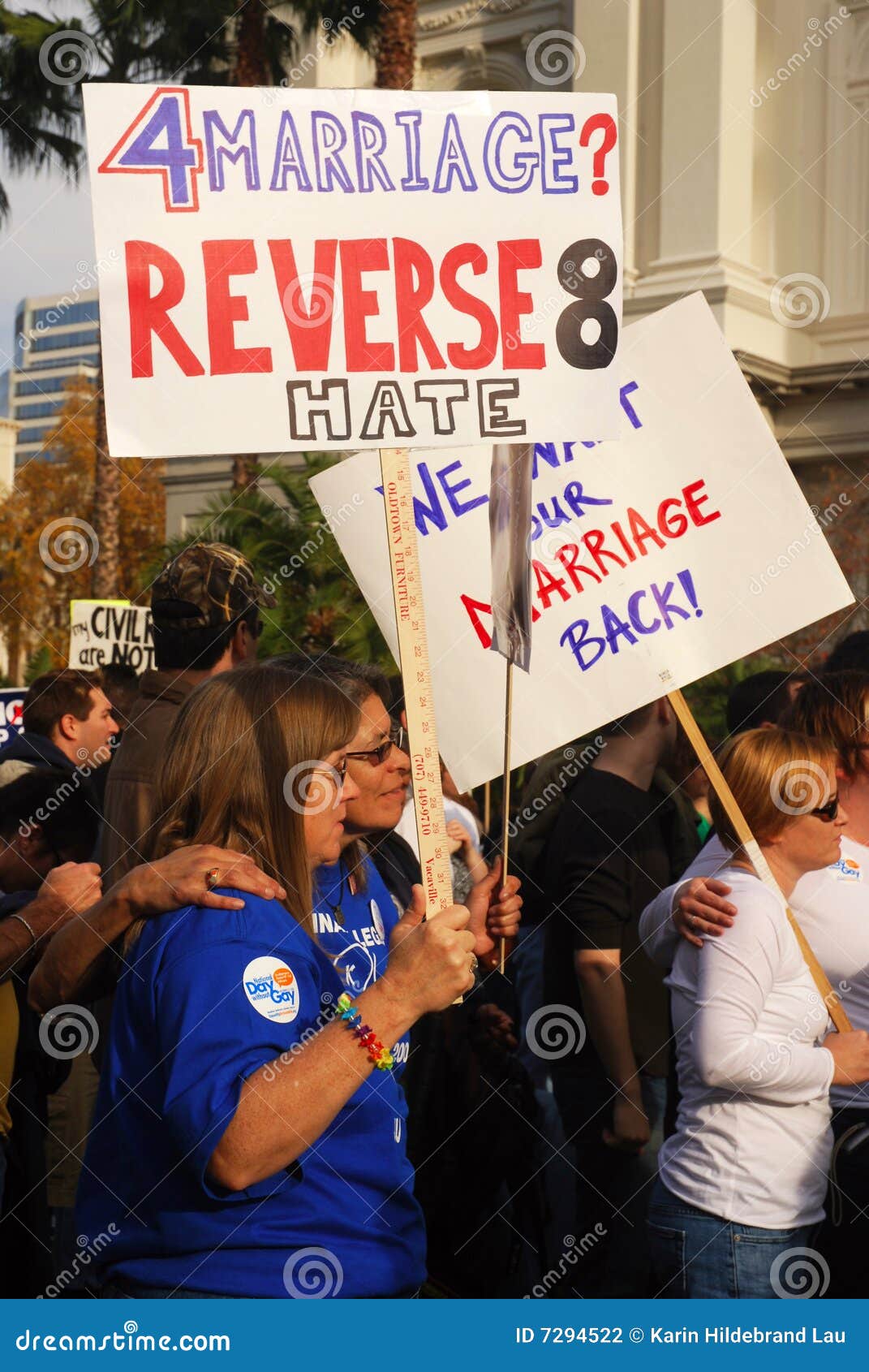 Prop 8 Protest editorial photography. Image of protest - 7294522