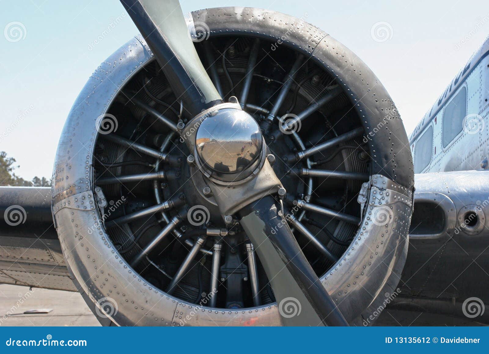 Prop Engine stock photo. Image of rivets, pistons, historic - 13135612