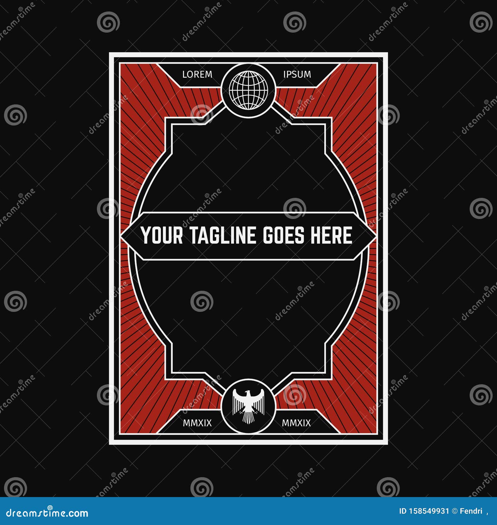 PROPAGANDA POSTER BACKGROUND Stock Vector - Illustration of nation ...