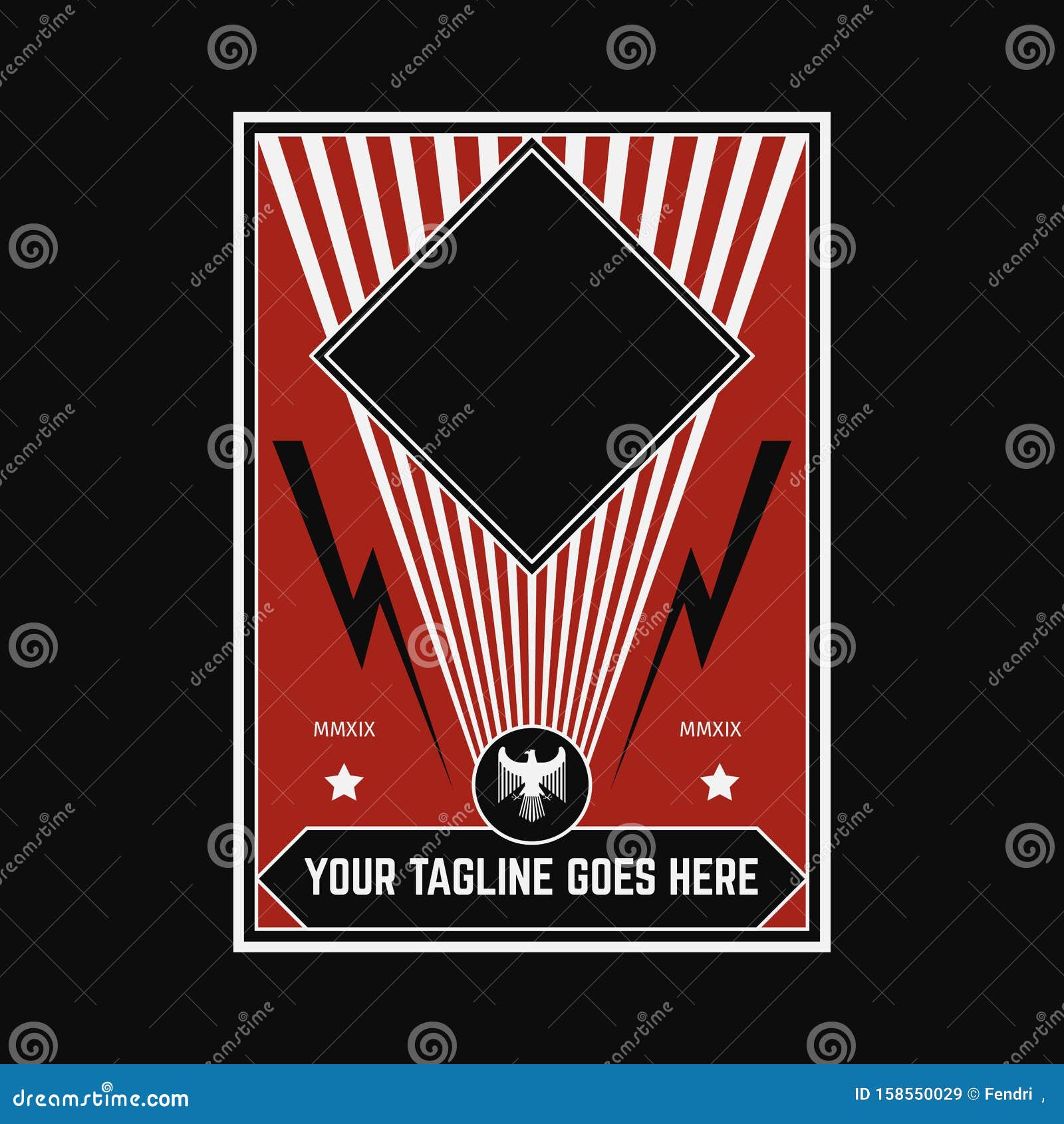 PROPAGANDA POSTER BACKGROUND Stock Vector - Illustration of advertising ...