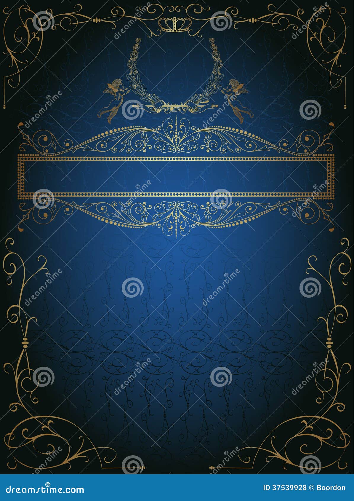 Propaganda Real Azul Do Fundo Ilustração do Vetor - Ilustração de arte ...