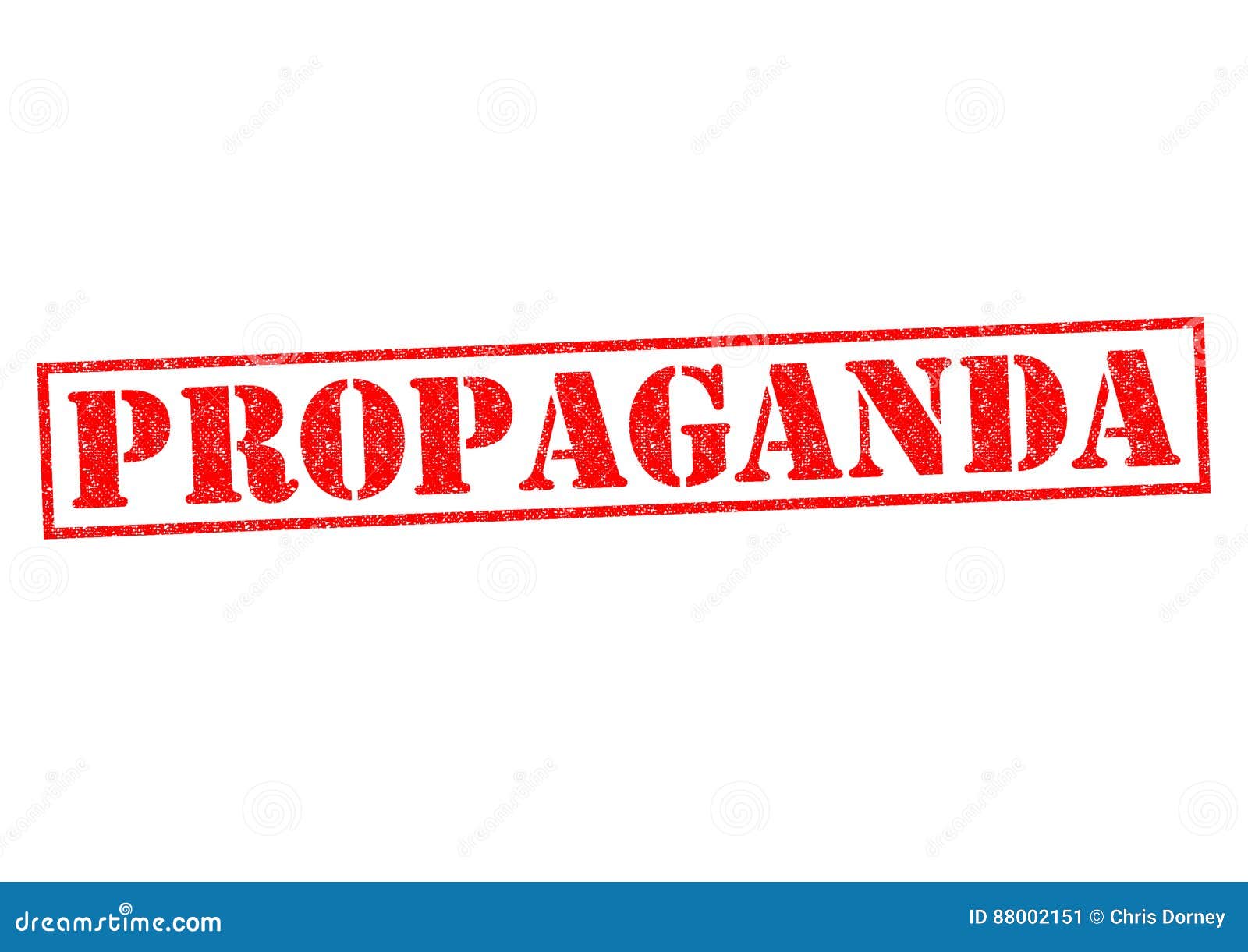 PROPAGANDA stock illustration. Illustration of advert - 88002151