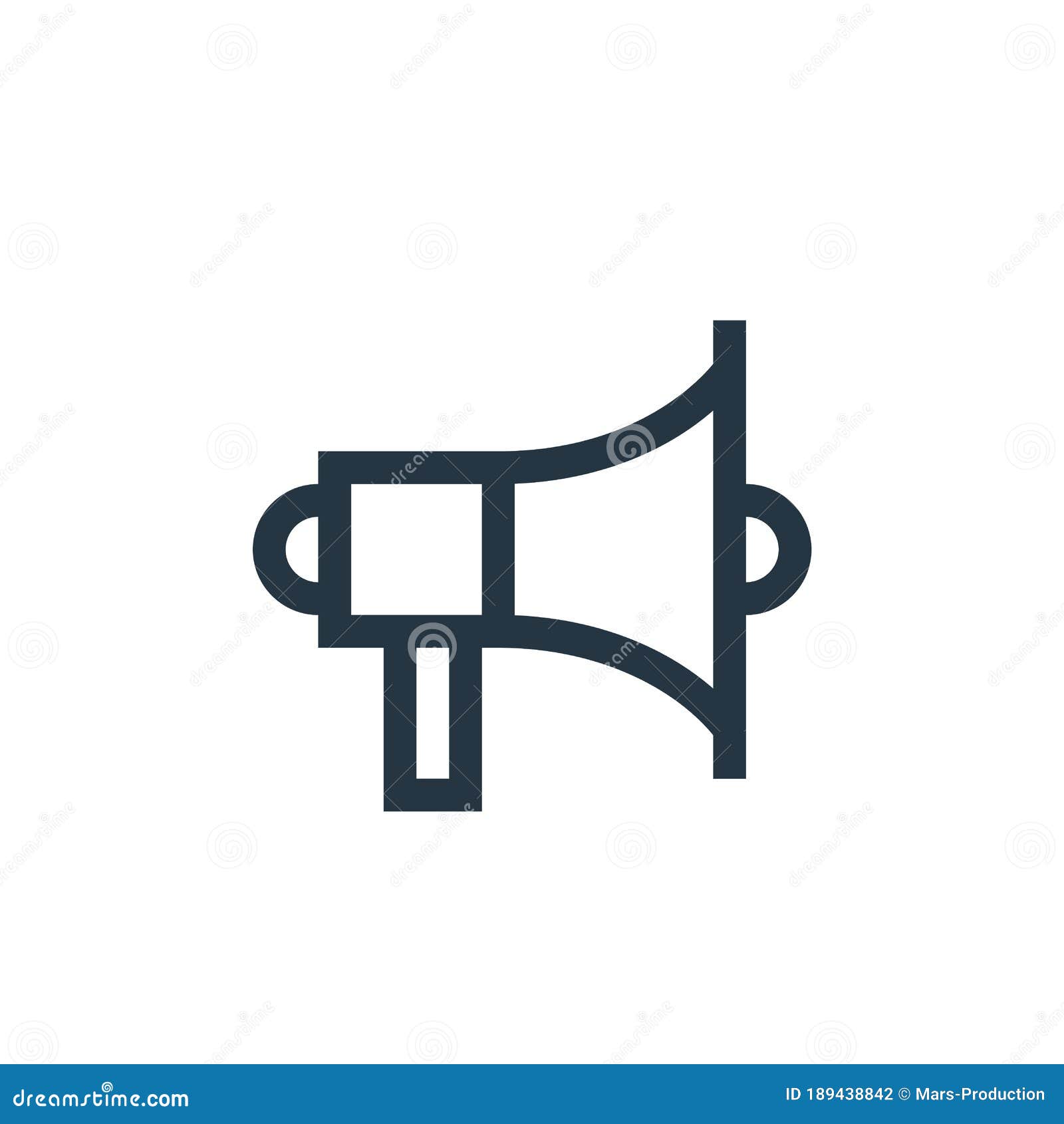 Propaganda Vector Icon Isolated on White Background. Outline, Thin Line ...