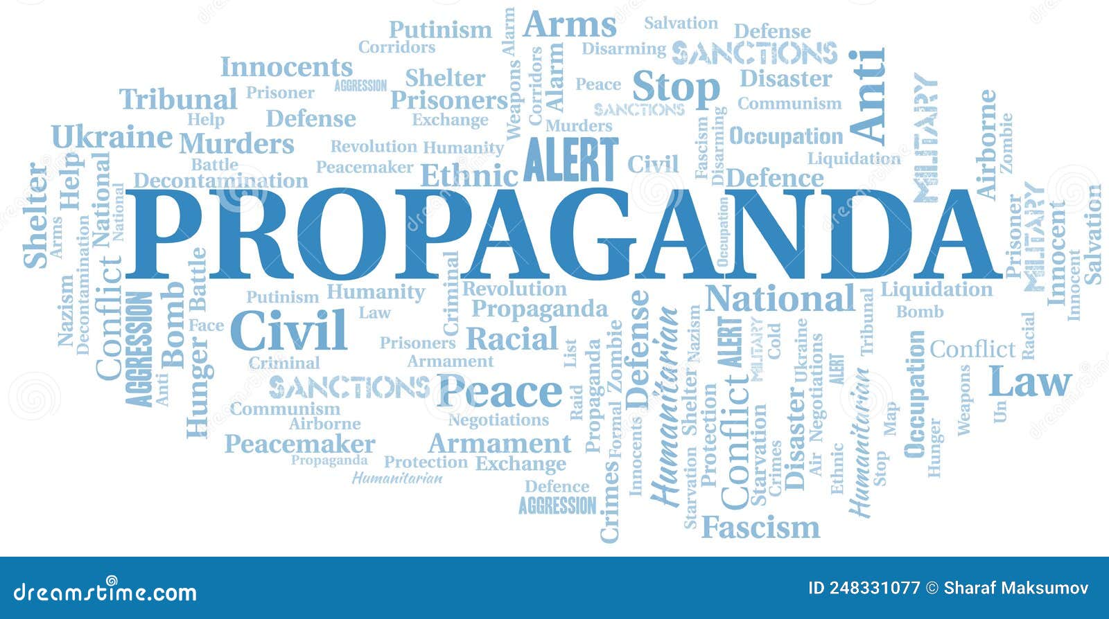Propaganda Word Concepts Banner. Electioneering. Political Campaign ...