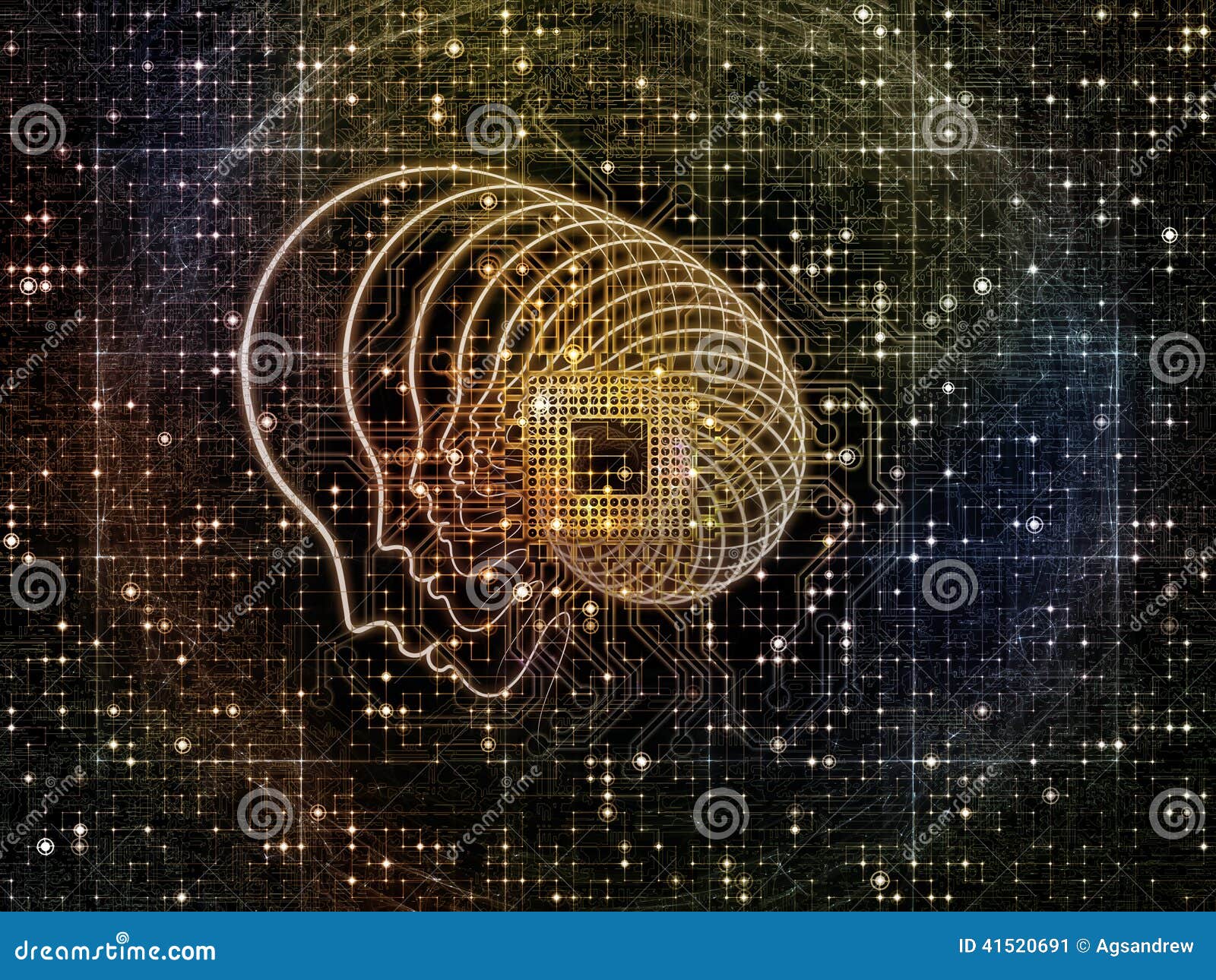 Propagation of Geometry stock illustration. Illustration of ...