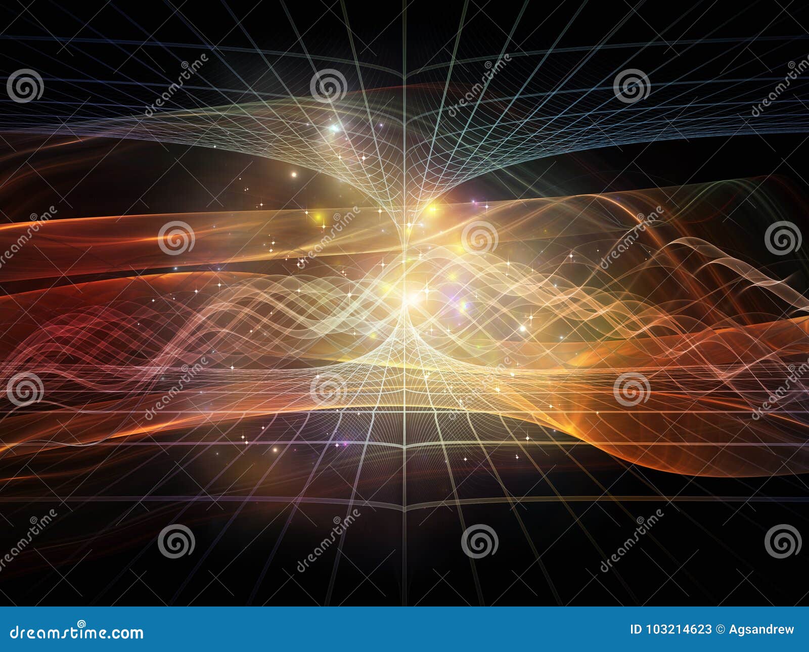 Propagation of Information Stream Stock Illustration - Illustration of ...