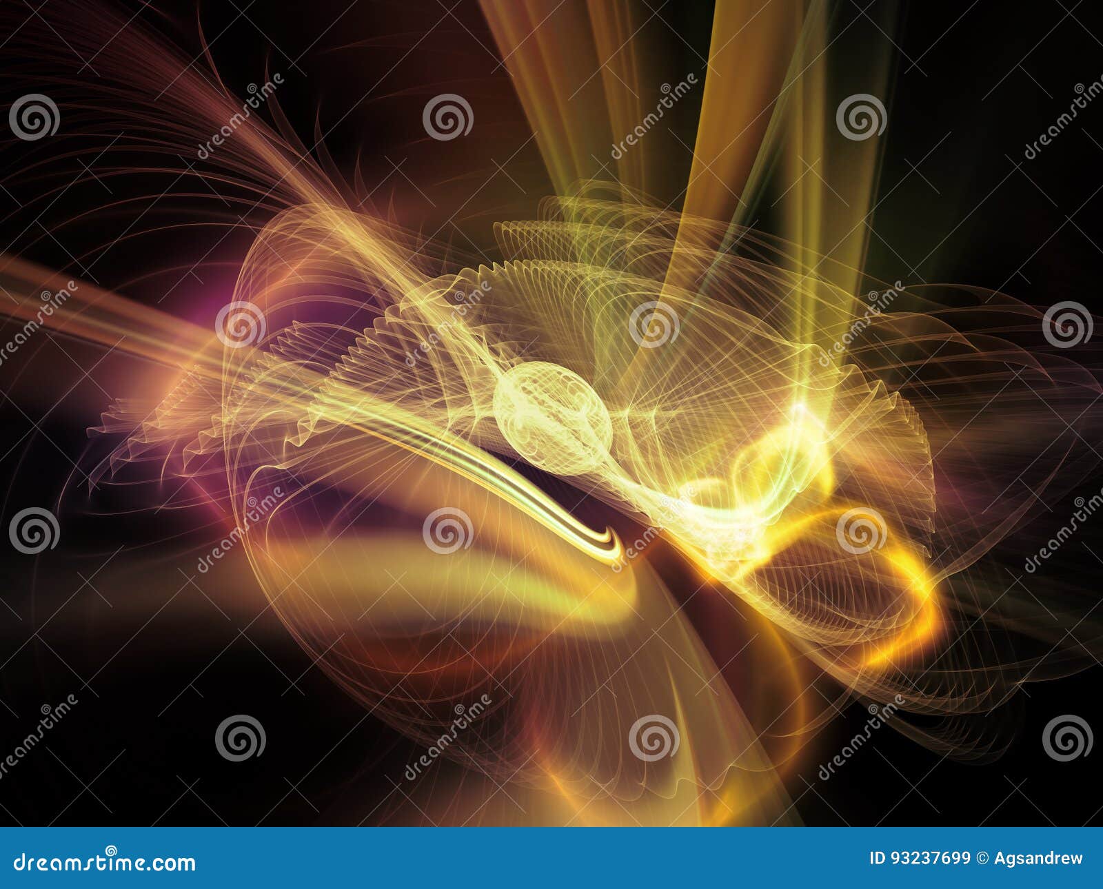 Propagation of Light Waves stock illustration. Illustration of science ...