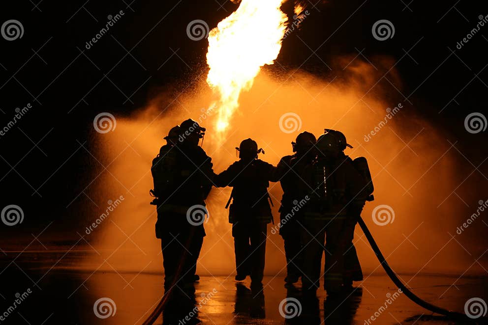 Propane Fire Training Burn stock photo. Image of training - 15056564