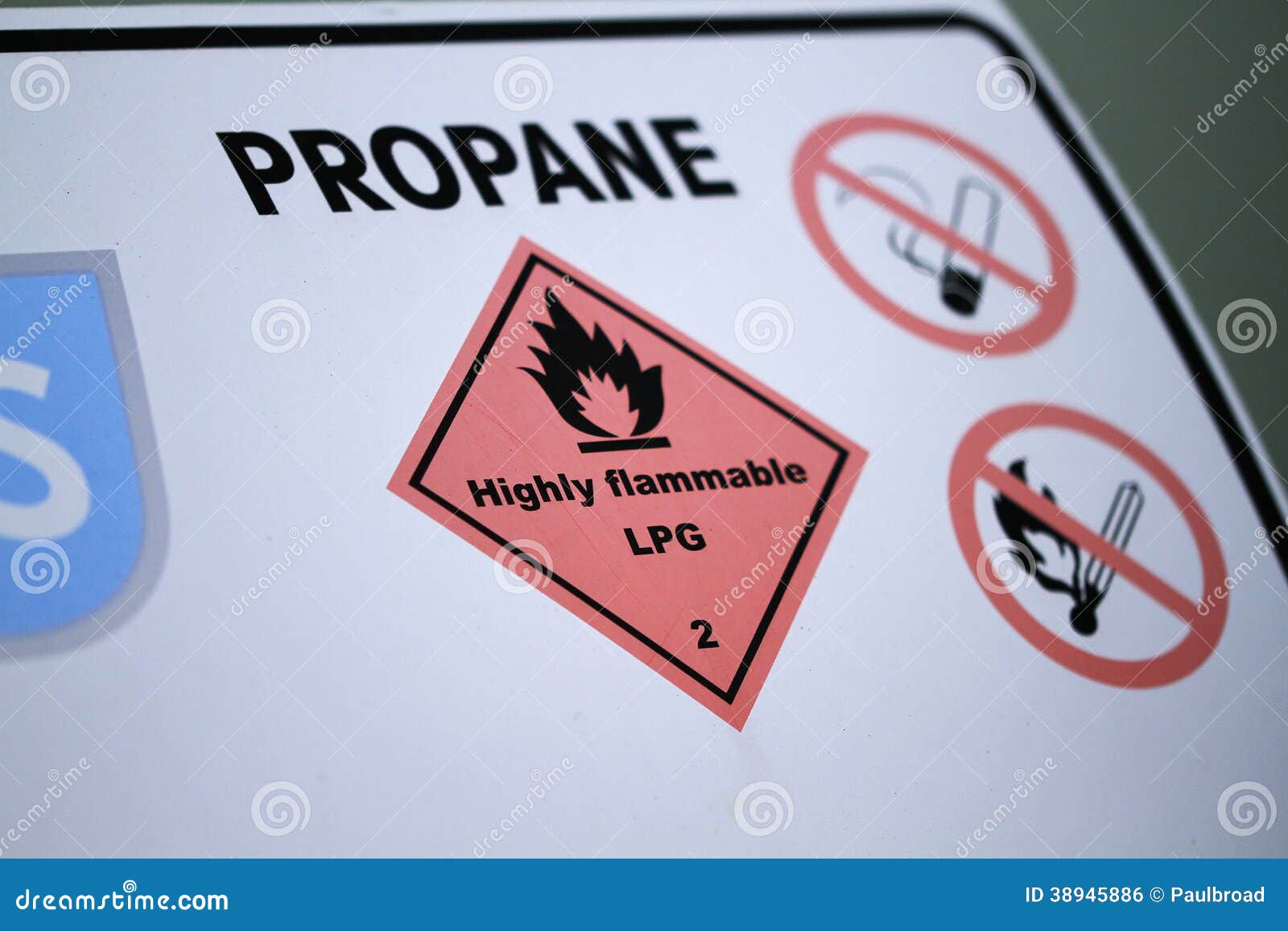 Propane Notice. stock photo. Image of explode, tank, fire - 38945886