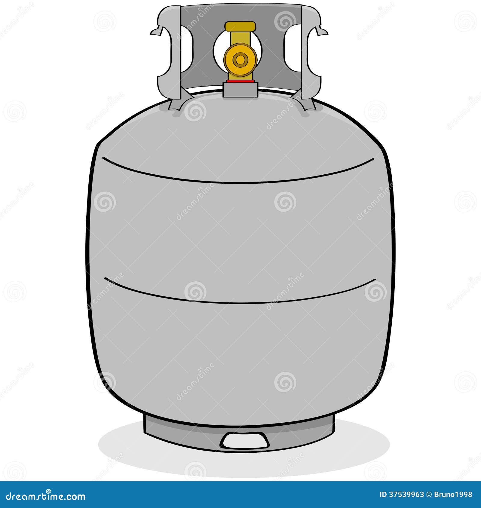 Propane tank stock vector. Illustration of cook, tank - 37539963