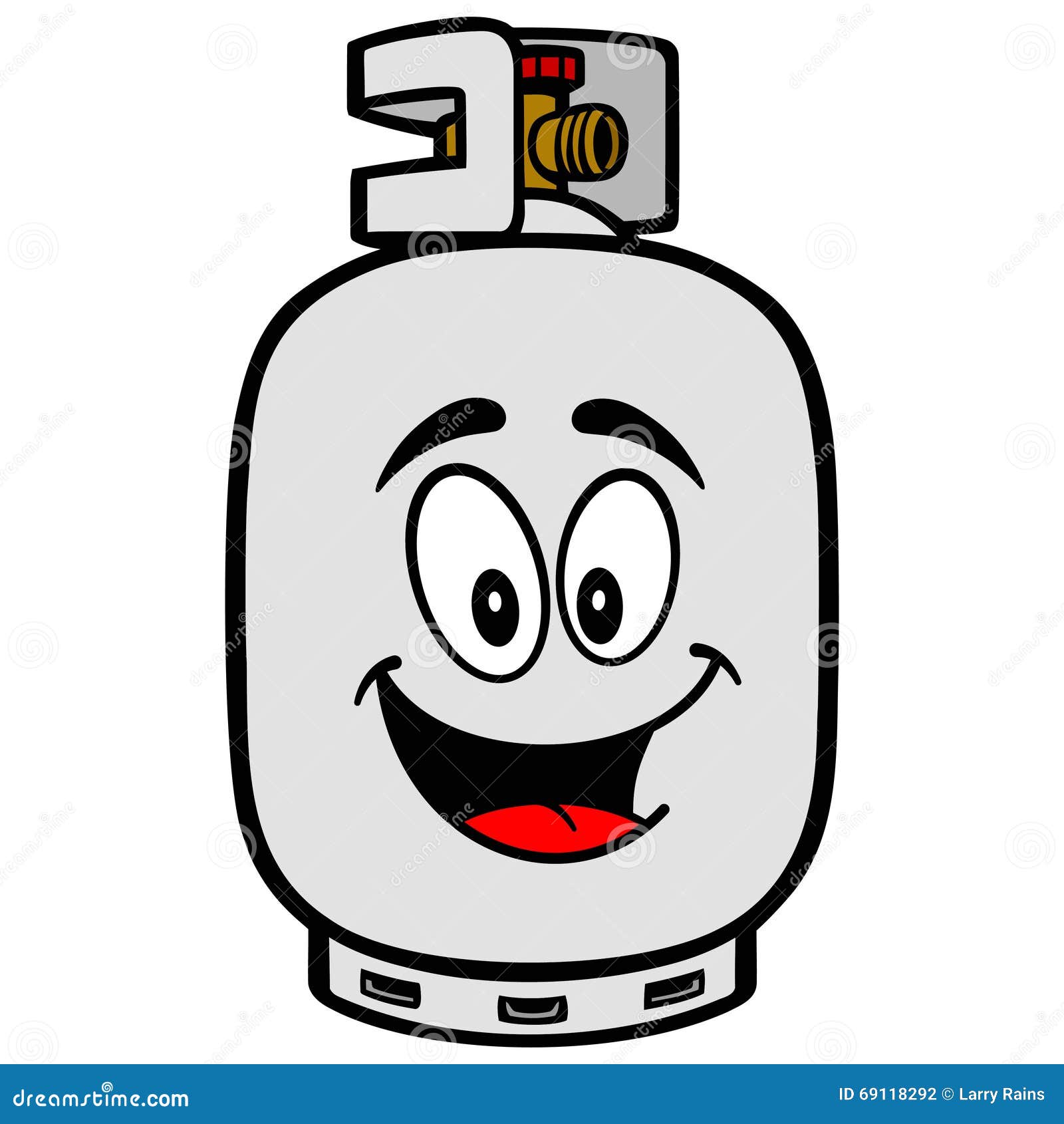 Propane Tank Mascot stock vector. Illustration of green - 69118292